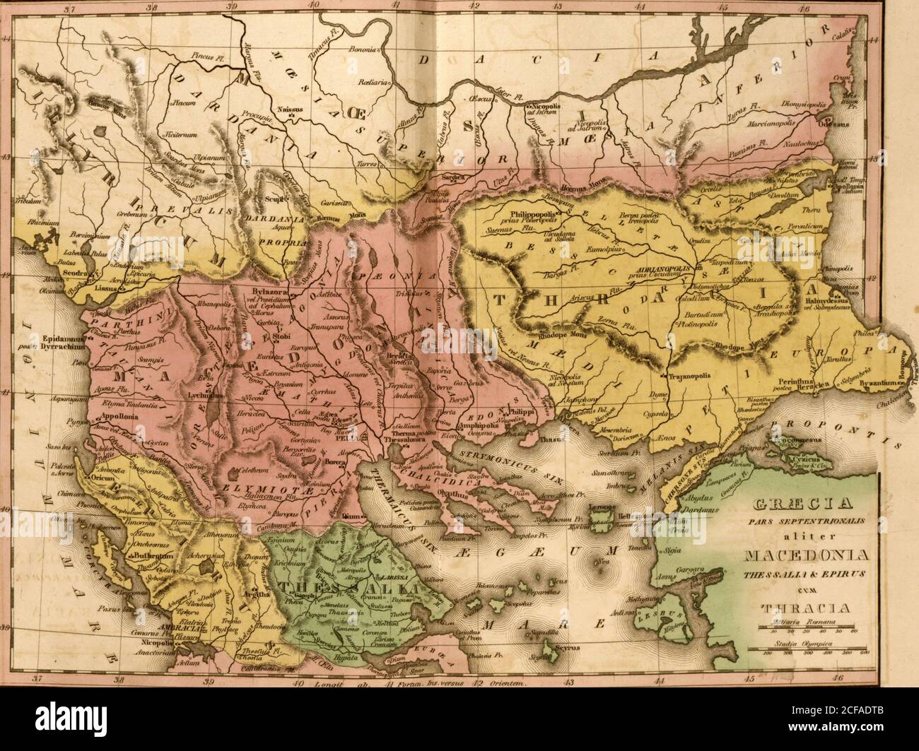 Macedonia maps hi-res stock photography and images - Alamy