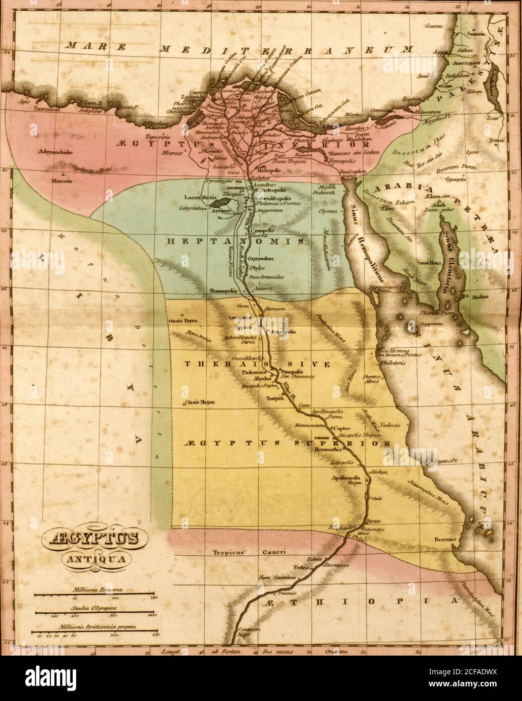 The nile maps hi-res stock photography and images - Alamy