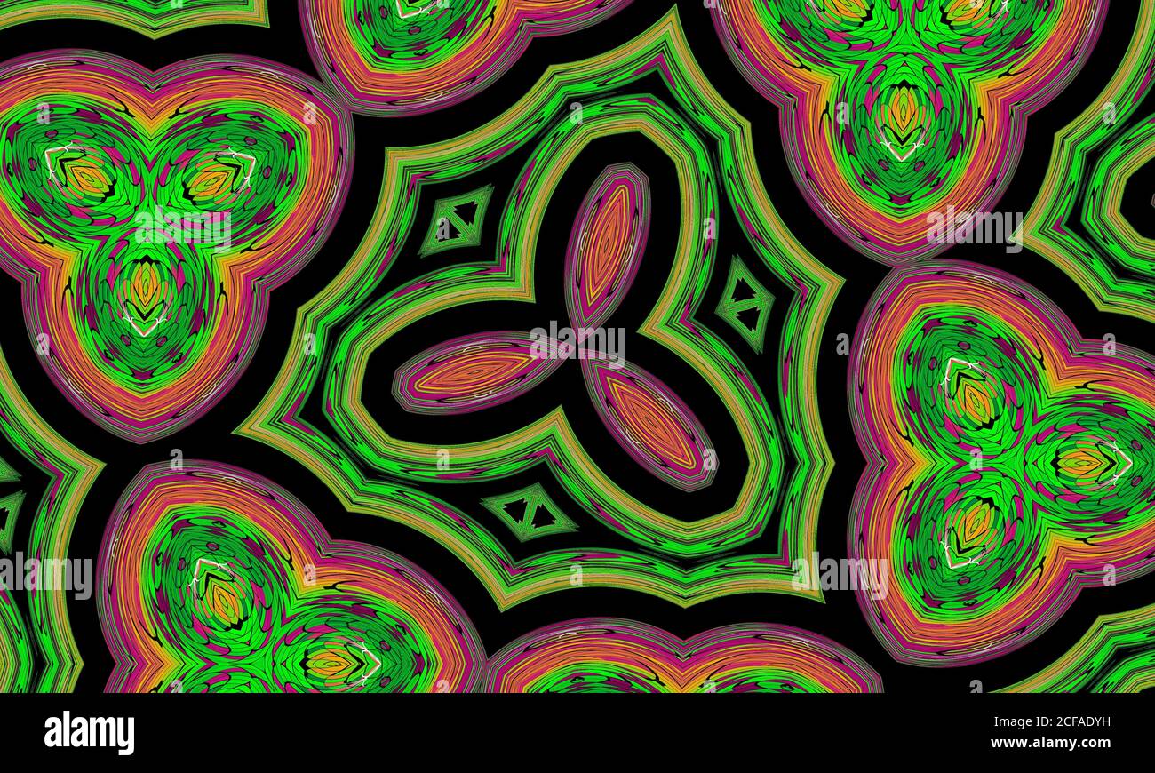 Interesting colorful vibrant illustration for cool background or ...