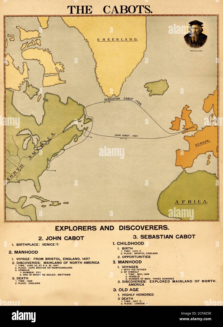 Cabots discovery hi-res stock photography and images - Alamy