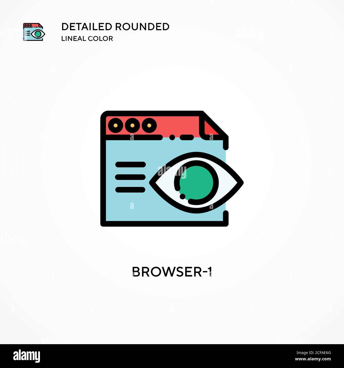 Browser-1 vector icon. Modern vector illustration concepts. Easy to ...
