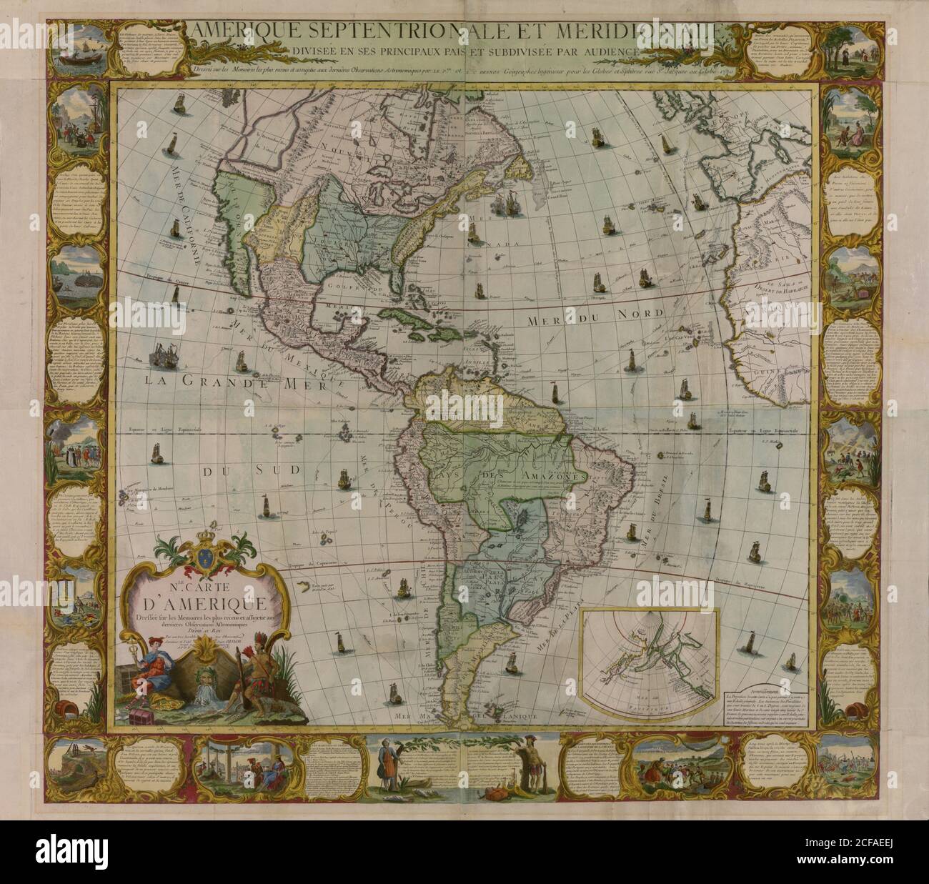 Map of America - 1781 Stock Photo - Alamy