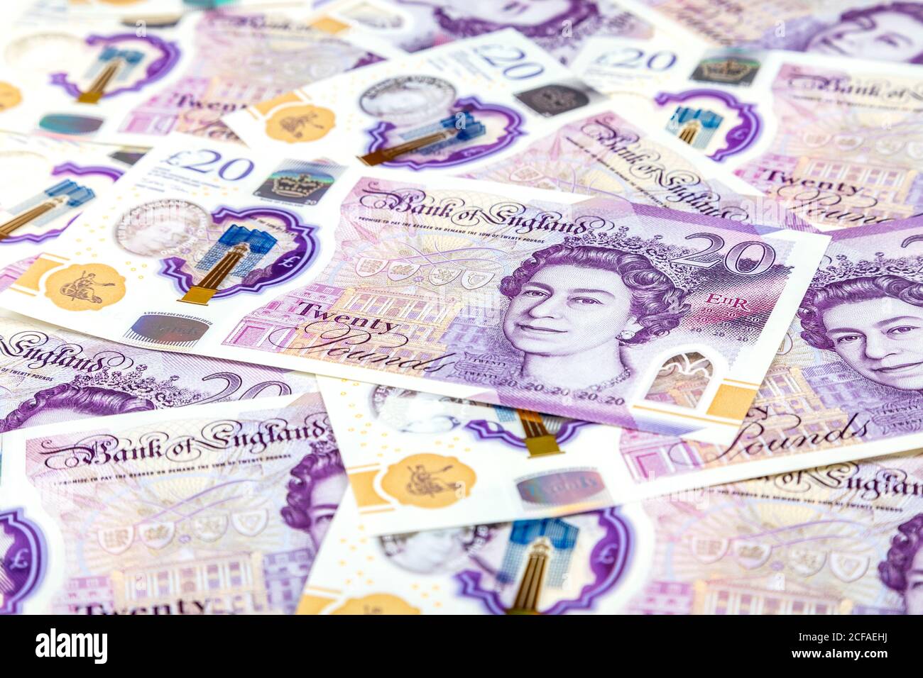 British uk 20 pound notes hi-res stock photography and images - Alamy