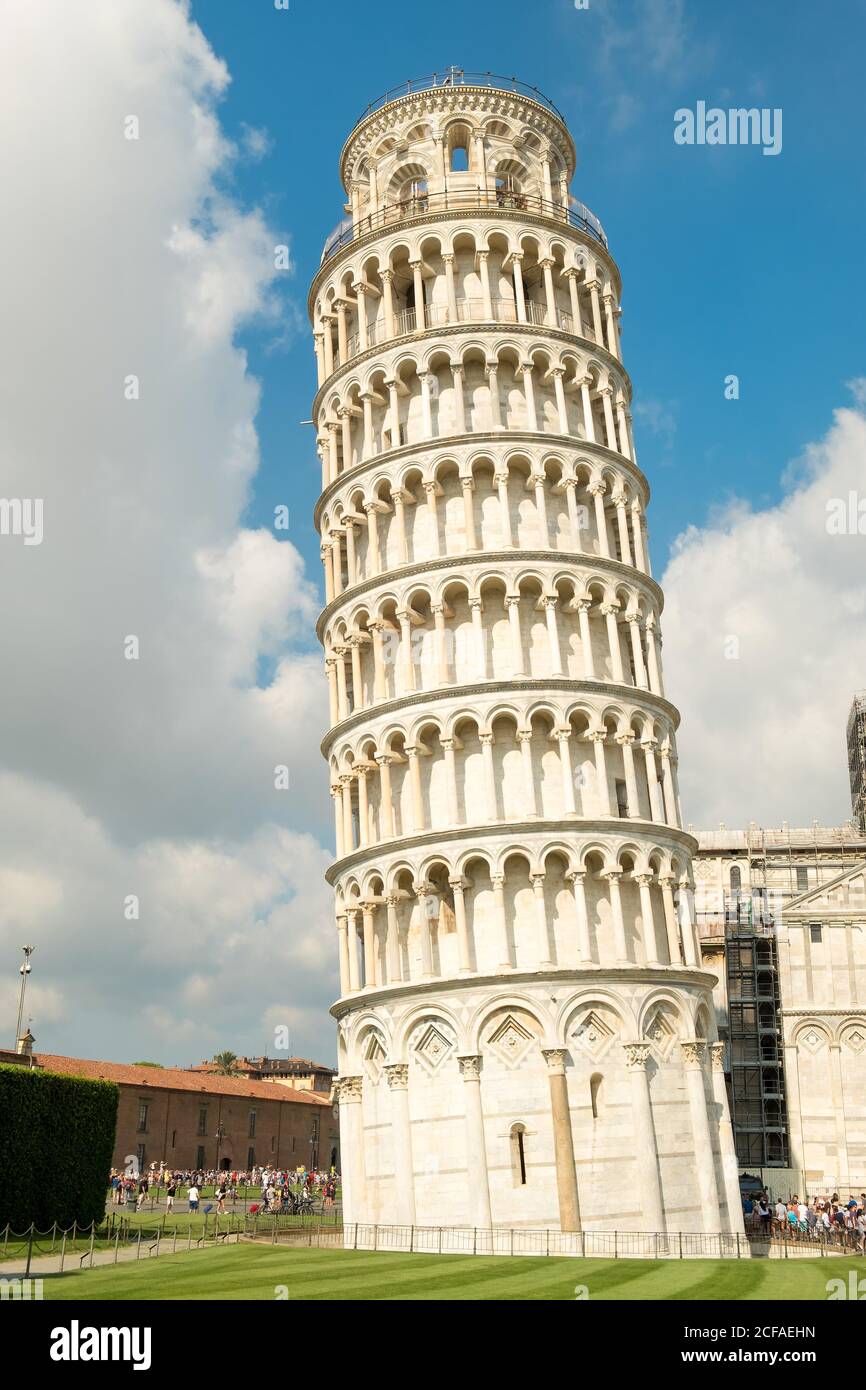 The leaning tower of Pisa, a symbol of Italy Stock Photo - Alamy