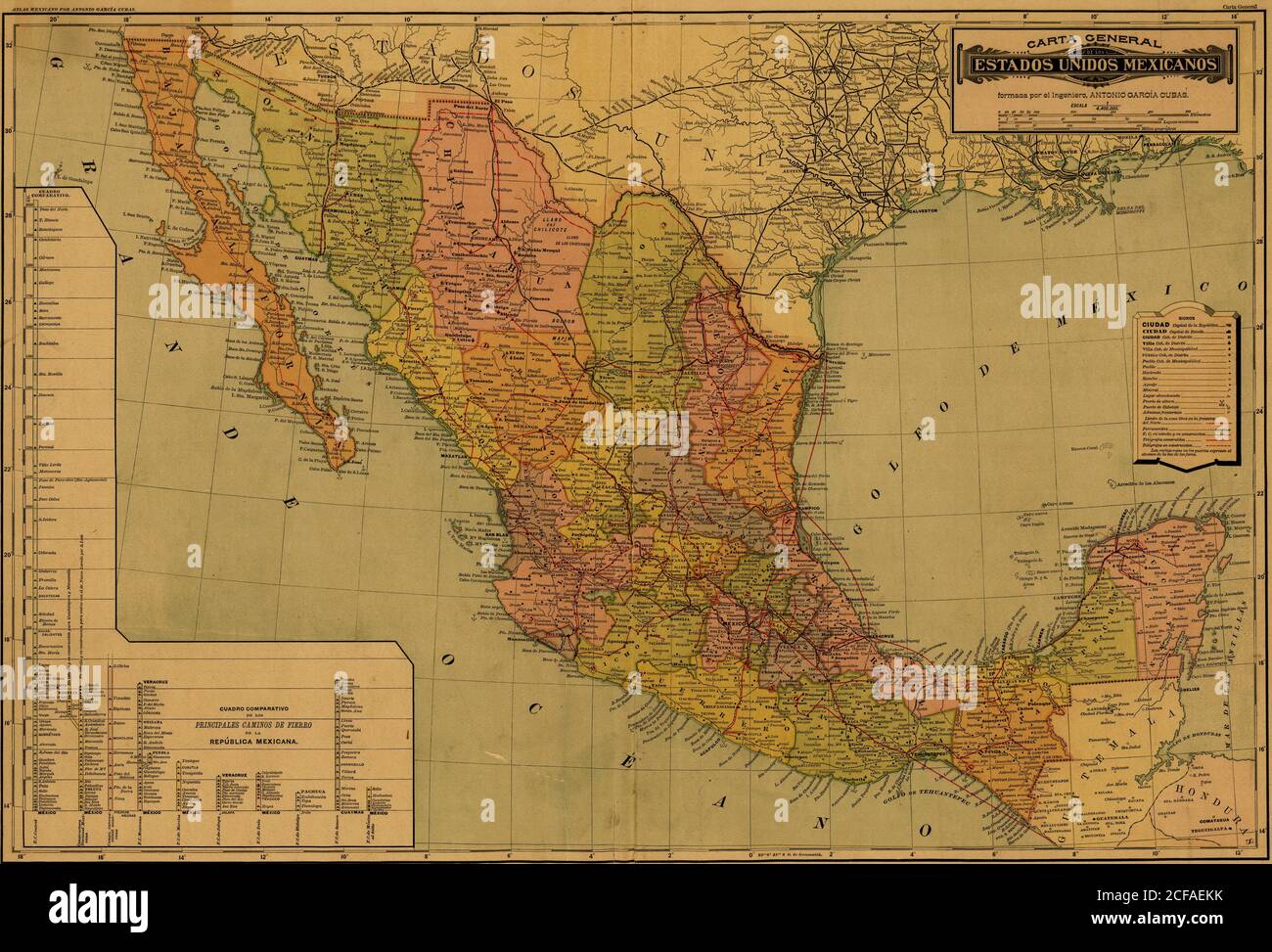 Maps of mexico hi-res stock photography and images - Alamy
