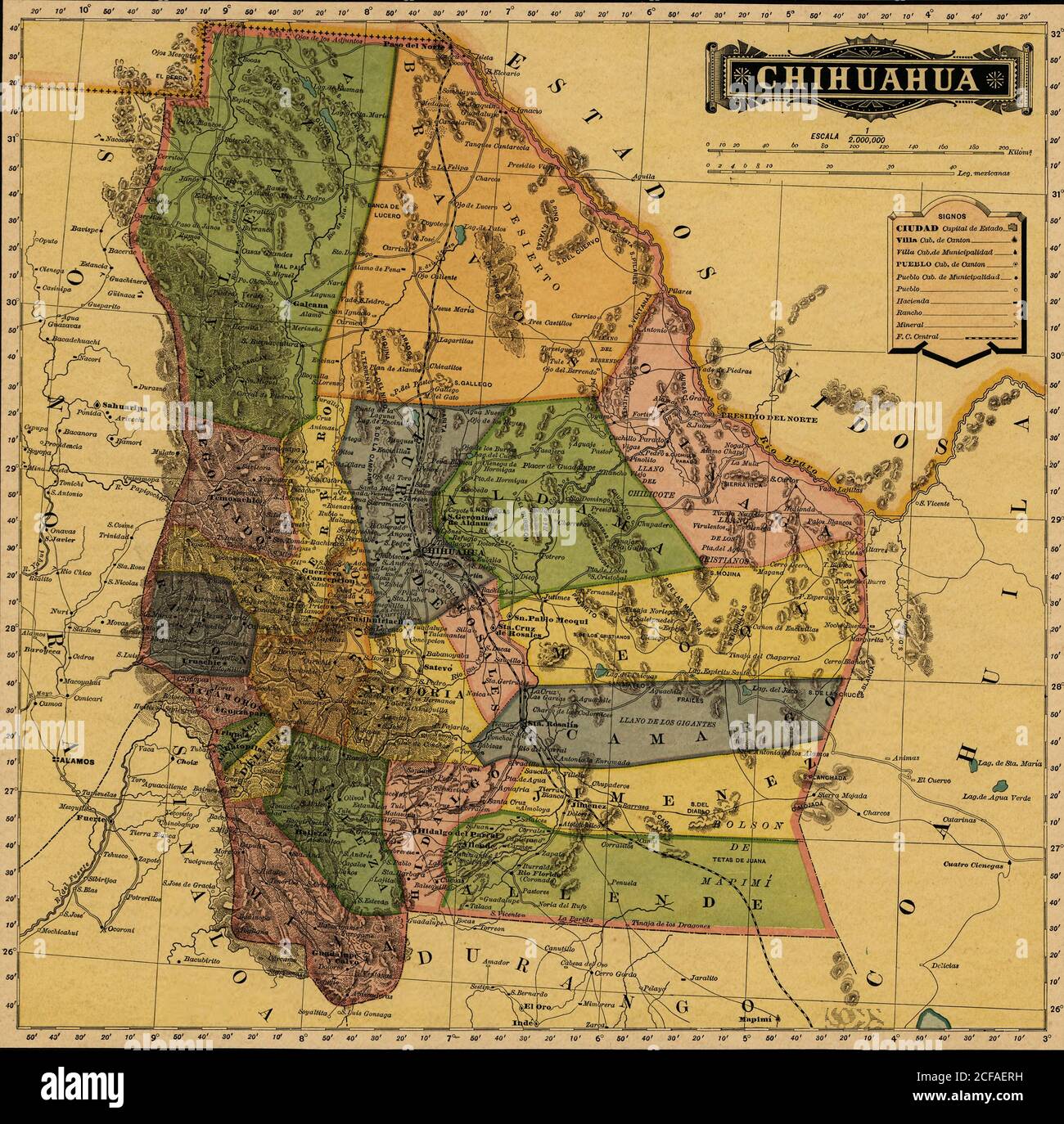 Maps of mexico hi-res stock photography and images - Alamy