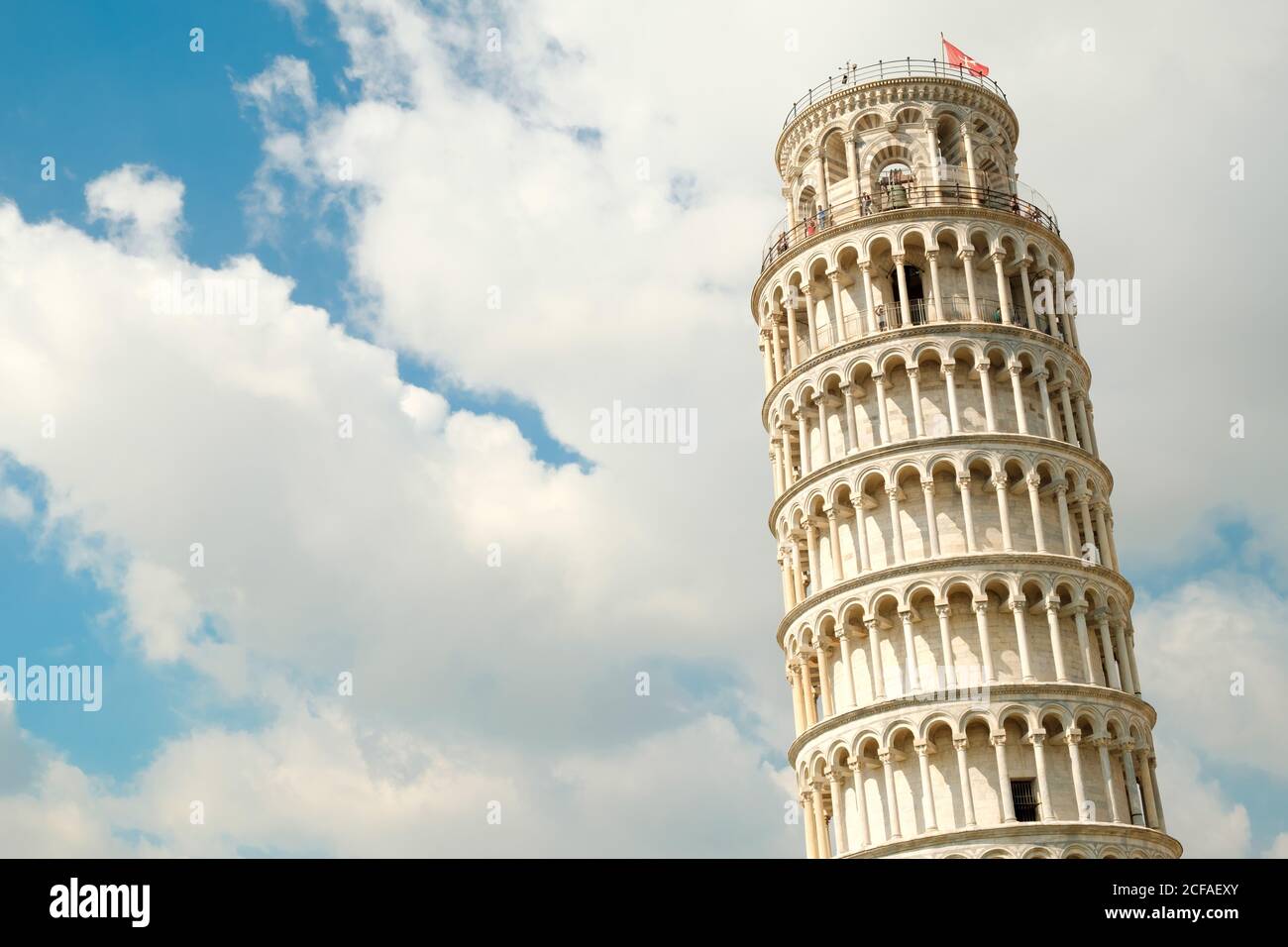 The leaning tower of Pisa, a symbol of Italy Stock Photo - Alamy