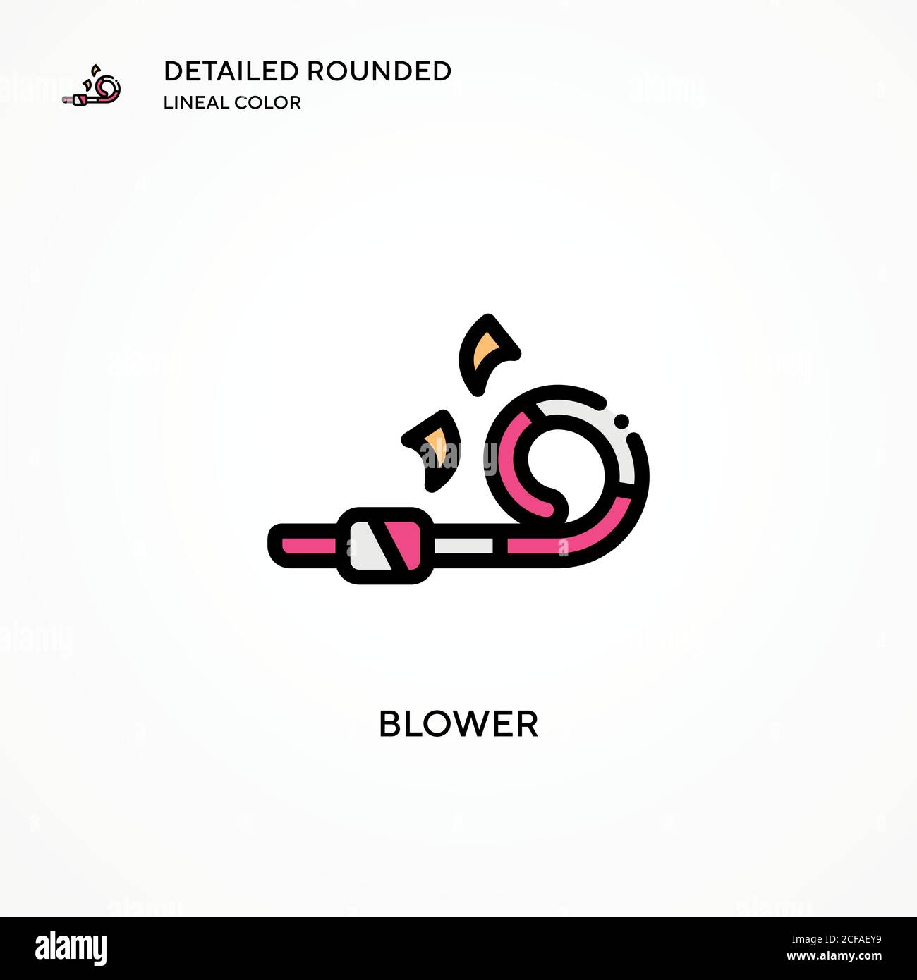 Blower vector icon. Modern vector illustration concepts. Easy to edit ...