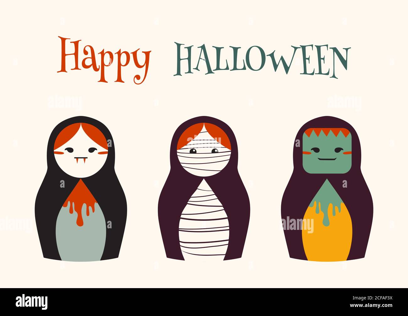 Dolls in costume Stock Vector Images - Alamy