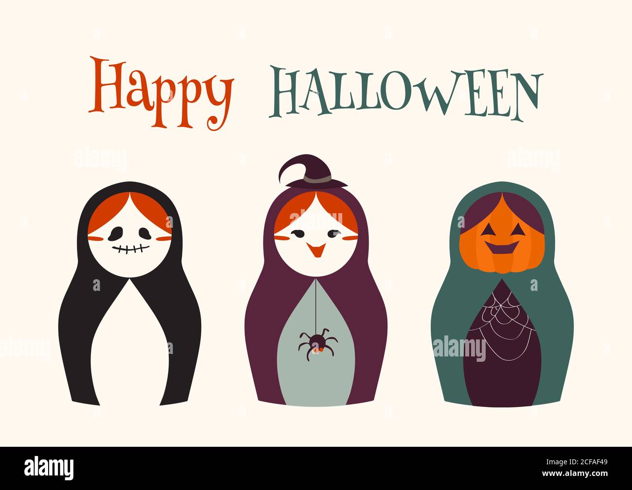 Dolls in costume Stock Vector Images - Alamy