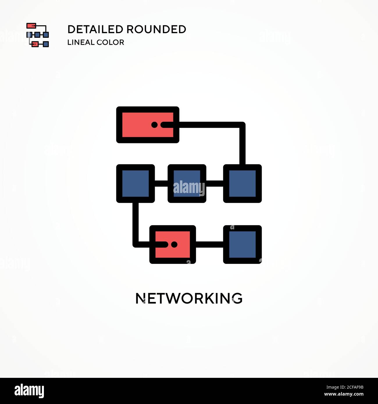 Networking vector icon. Modern vector illustration concepts. Easy to ...