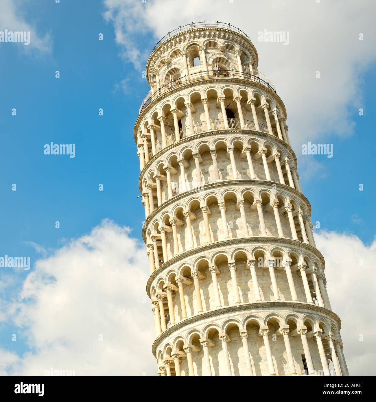 The leaning tower of Pisa, a symbol of Italy Stock Photo - Alamy