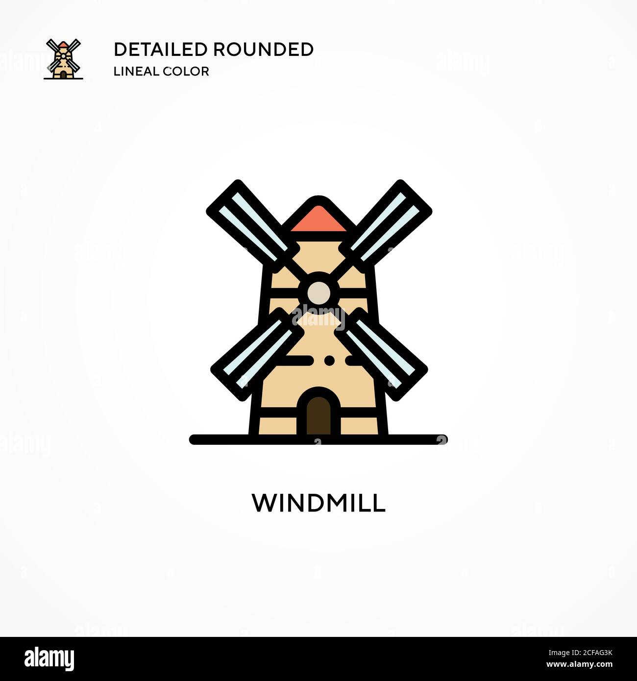 Modern wind turbine and old windmill Cut Out Stock Images & Pictures ...