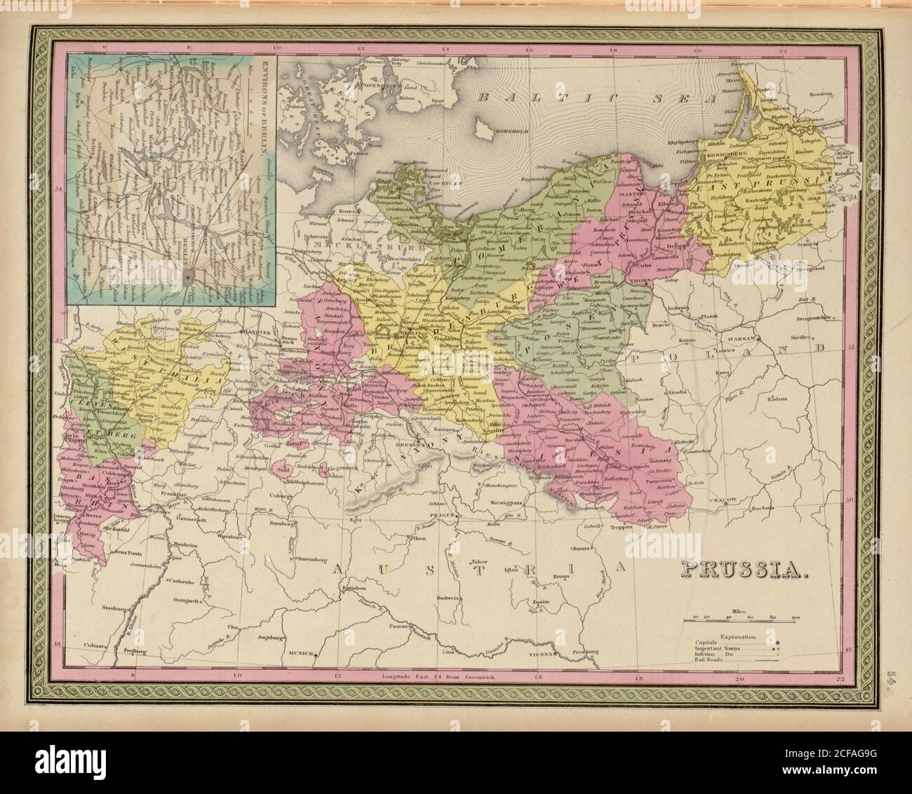 Prussia maps hi-res stock photography and images - Alamy