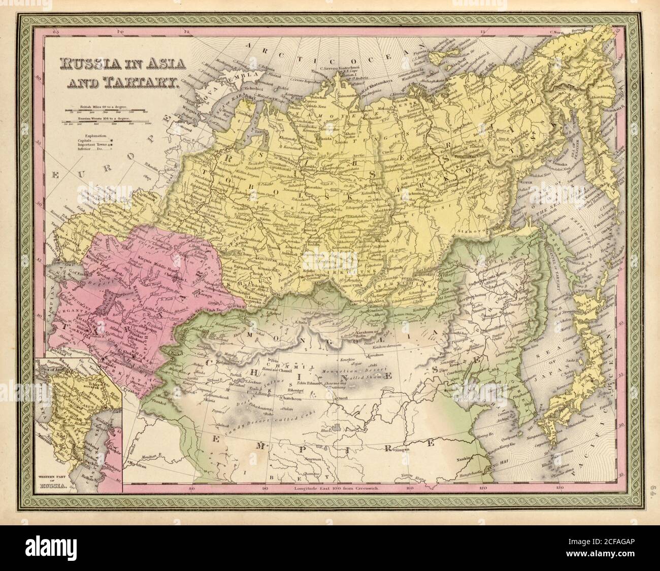Tartary maps hi-res stock photography and images - Alamy