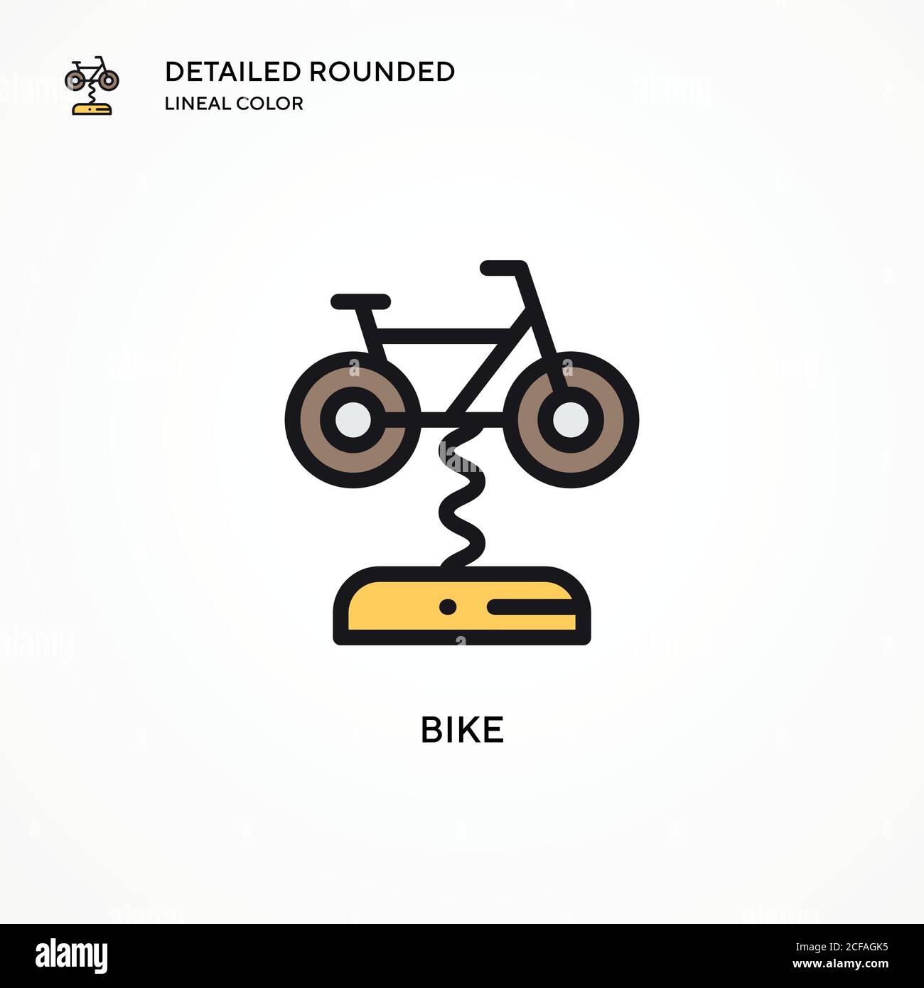 Bike vector icon. Modern vector illustration concepts. Easy to edit and ...