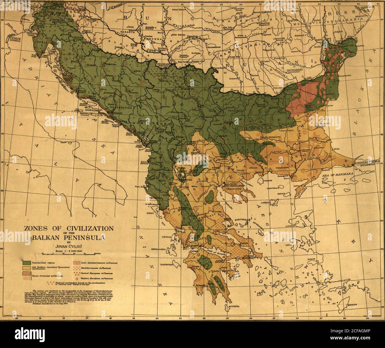 Balkan cartography hi-res stock photography and images - Alamy