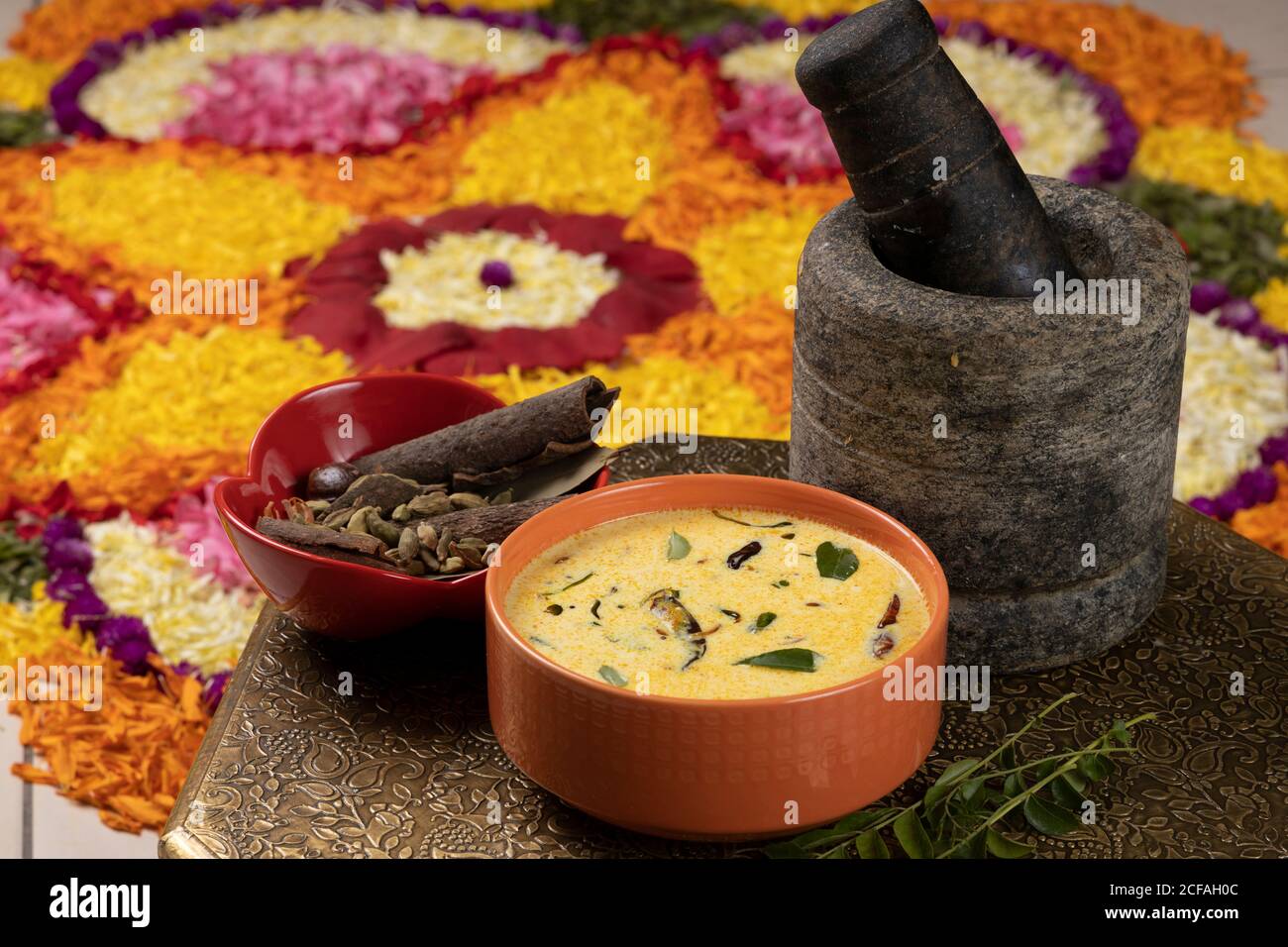 The Kerala Yoghurt curry, Moru curry Stock Photo - Alamy