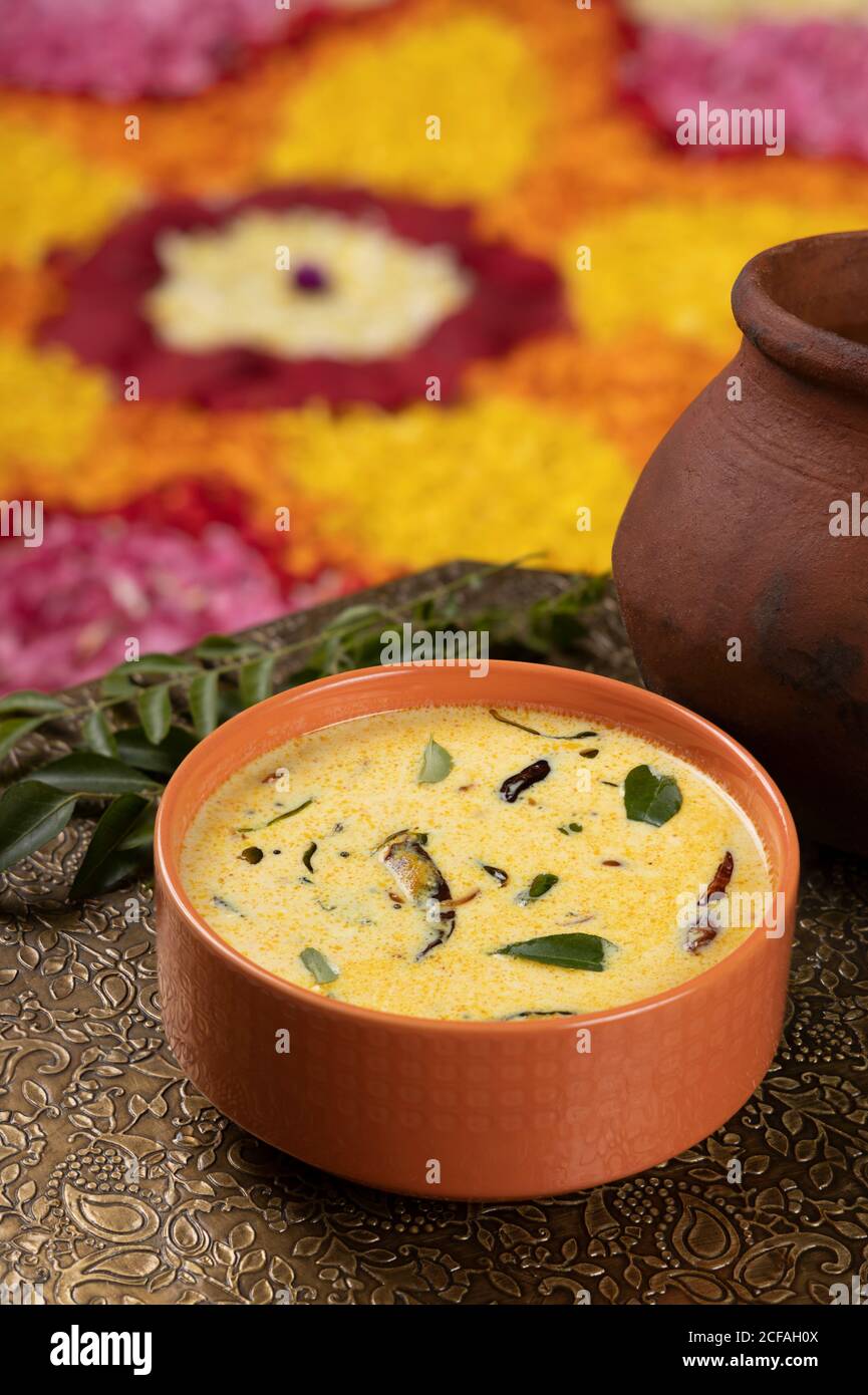 The Kerala Yoghurt curry, Moru curry Stock Photo - Alamy