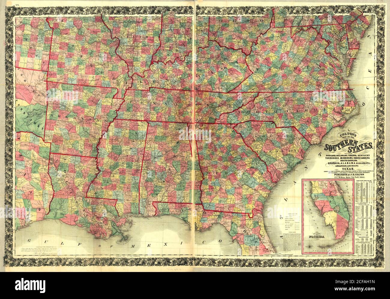 Southern states maps hi-res stock photography and images - Alamy