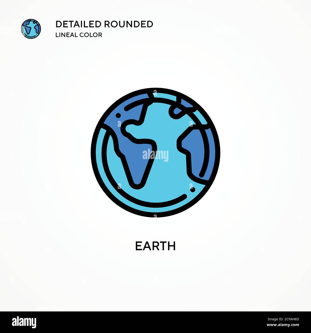 Earth vector icon. Modern vector illustration concepts. Easy to edit ...
