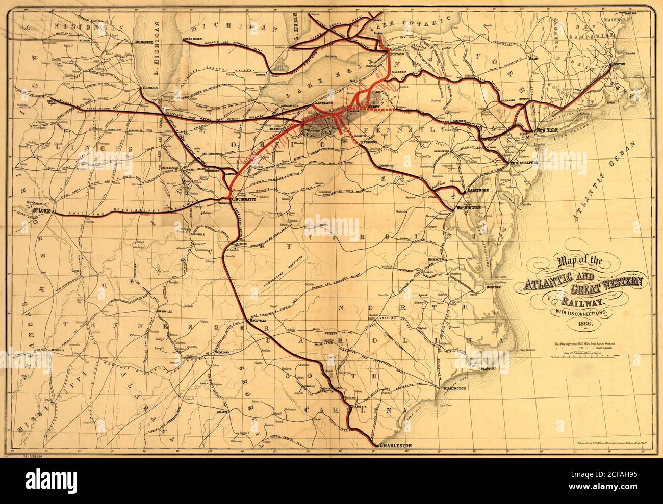 Atlantic and great western railway hi-res stock photography and images ...