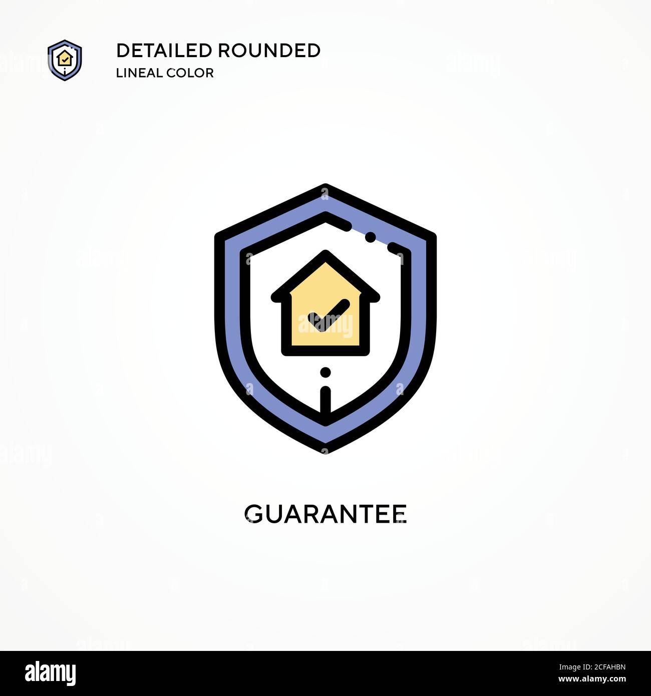 Guarantee vector icon. Modern vector illustration concepts. Easy to ...