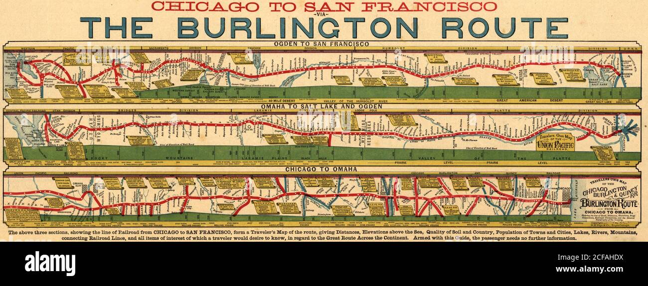 The burlington route hi-res stock photography and images - Alamy