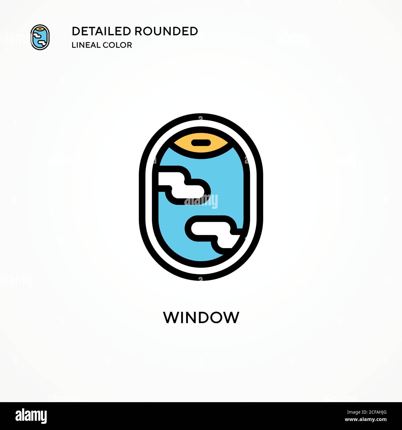 Window vector icon. Modern vector illustration concepts. Easy to edit ...