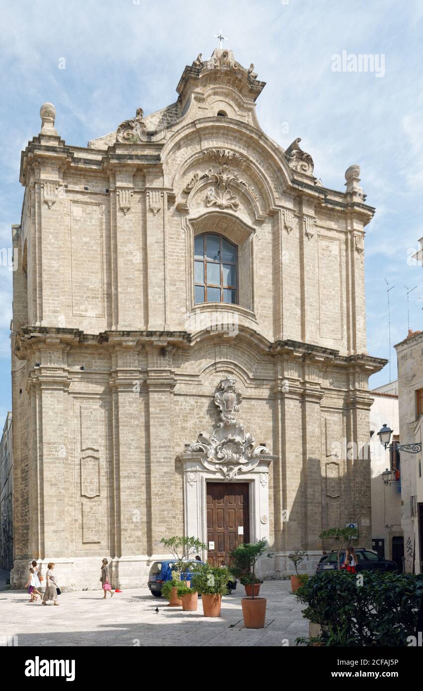 Church of the Holy Name of Jesus in Bari, Apulia, Italy. This Baroque ...