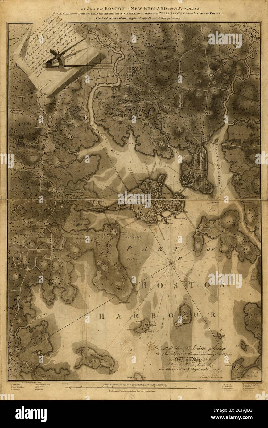 Boston, Massachusetts - 1777 Stock Photo - Alamy