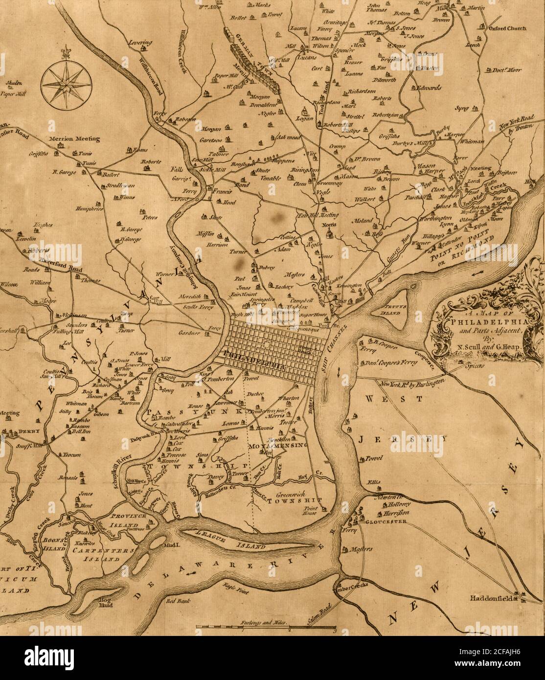 Philadelphia - 1777 Stock Photo - Alamy