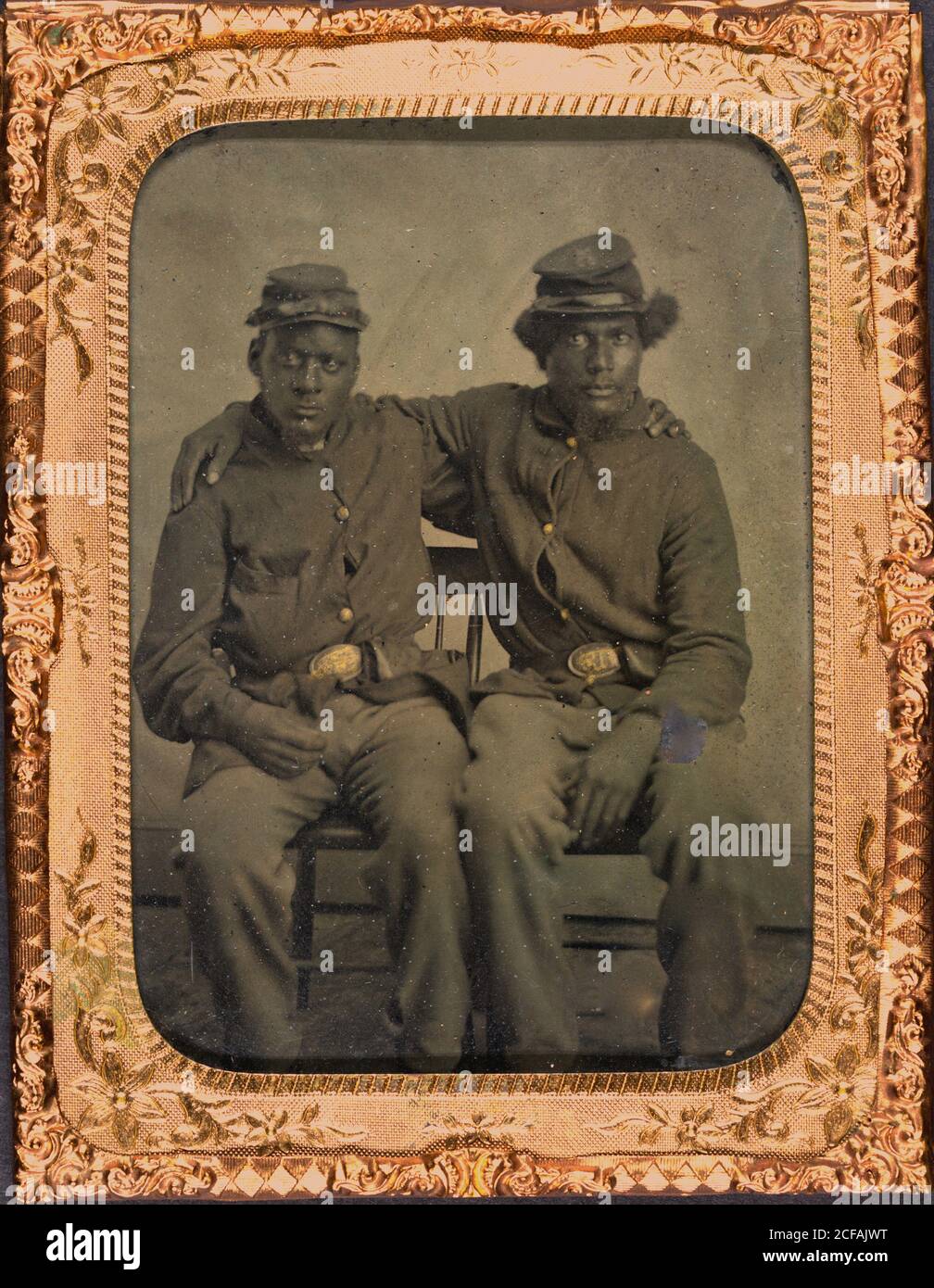 Two brothers in arms Stock Photo - Alamy