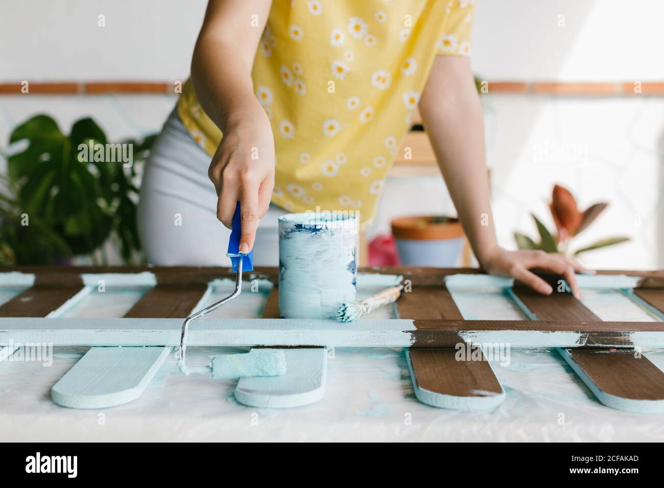 Restore furniture renovation woman hi-res stock photography and images ...