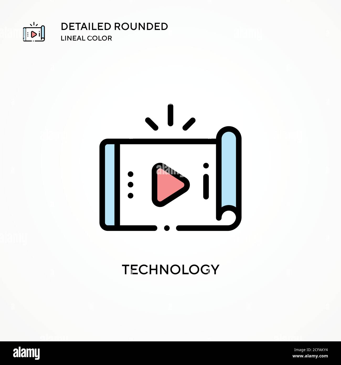 Technology vector icon. Modern vector illustration concepts. Easy to ...