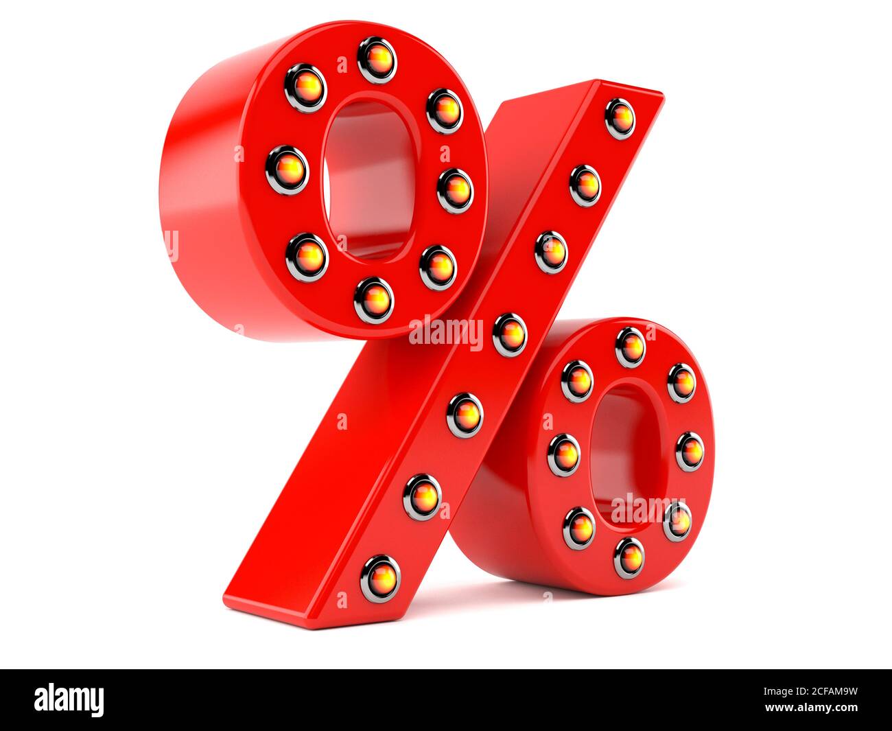 Sale symbol isolated on white background Stock Photo - Alamy