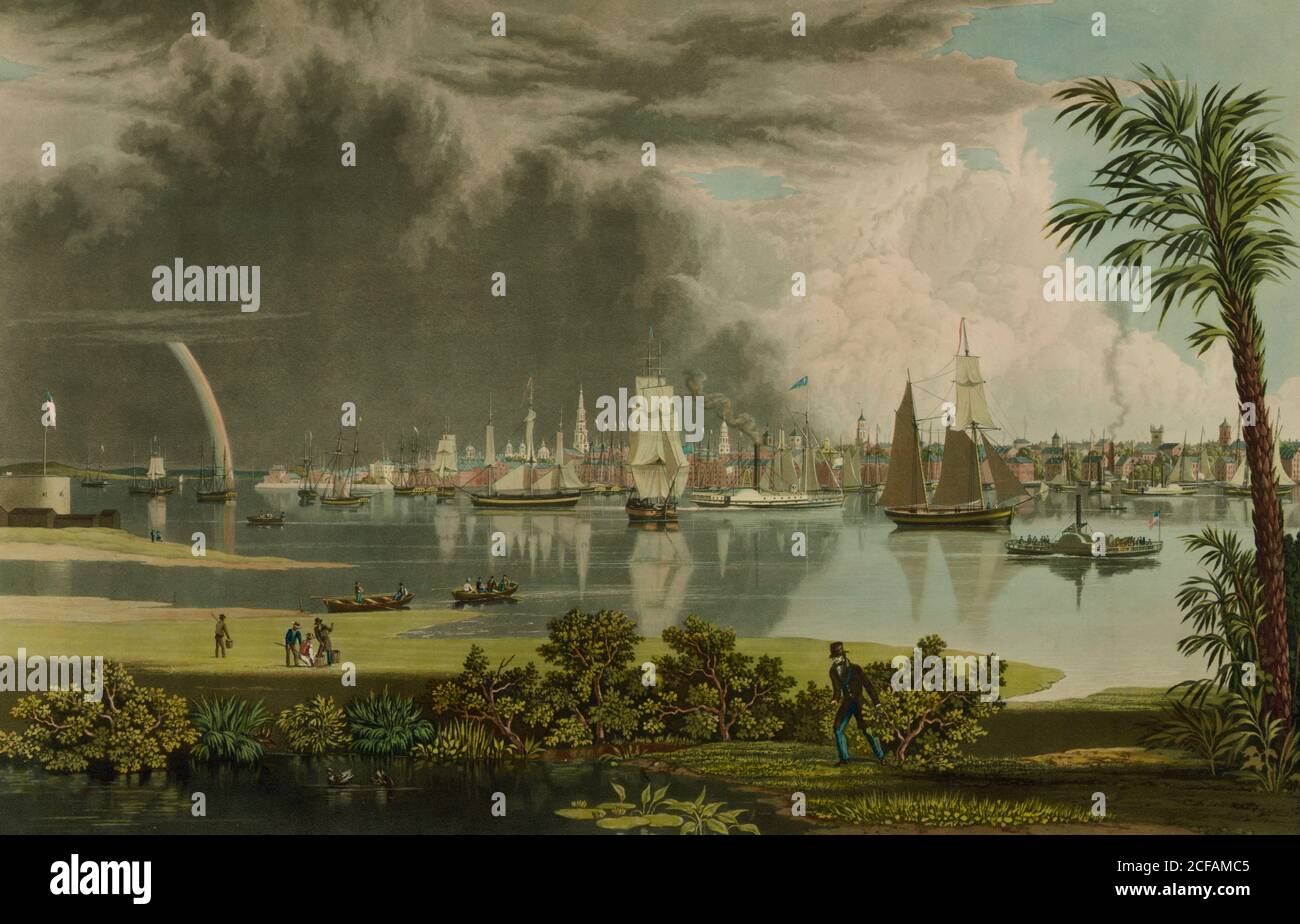 Charleston, South Carolina Harbor Stock Photo - Alamy