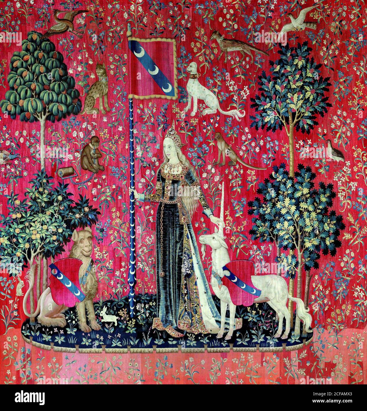 Lady with an unicorn hi-res stock photography and images - Alamy