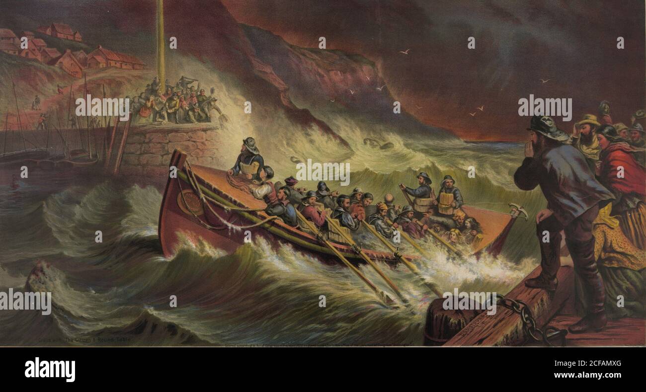 Return or Saved from the Wreck Stock Photo - Alamy