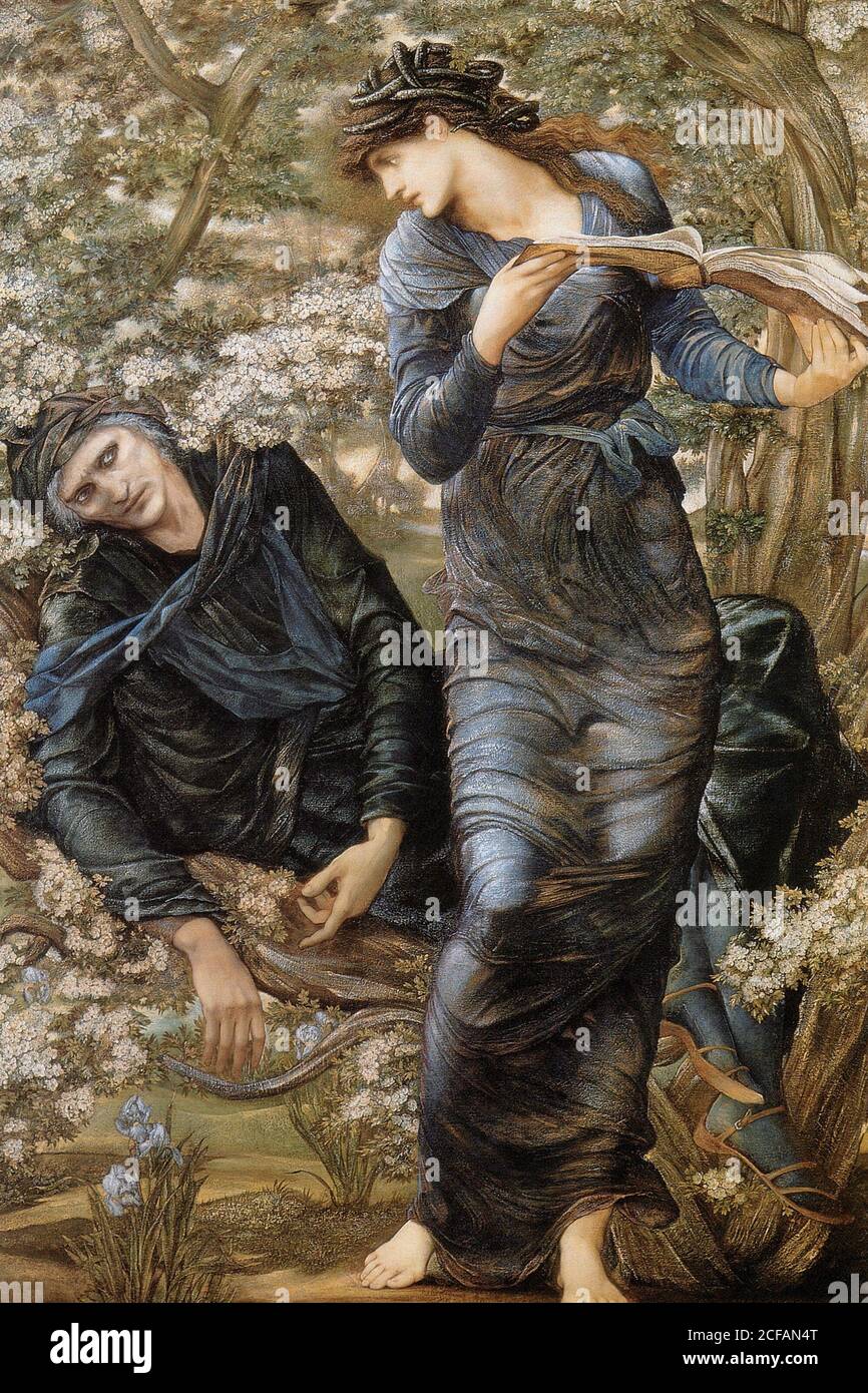 The Beguiling of Merlin Stock Photo - Alamy