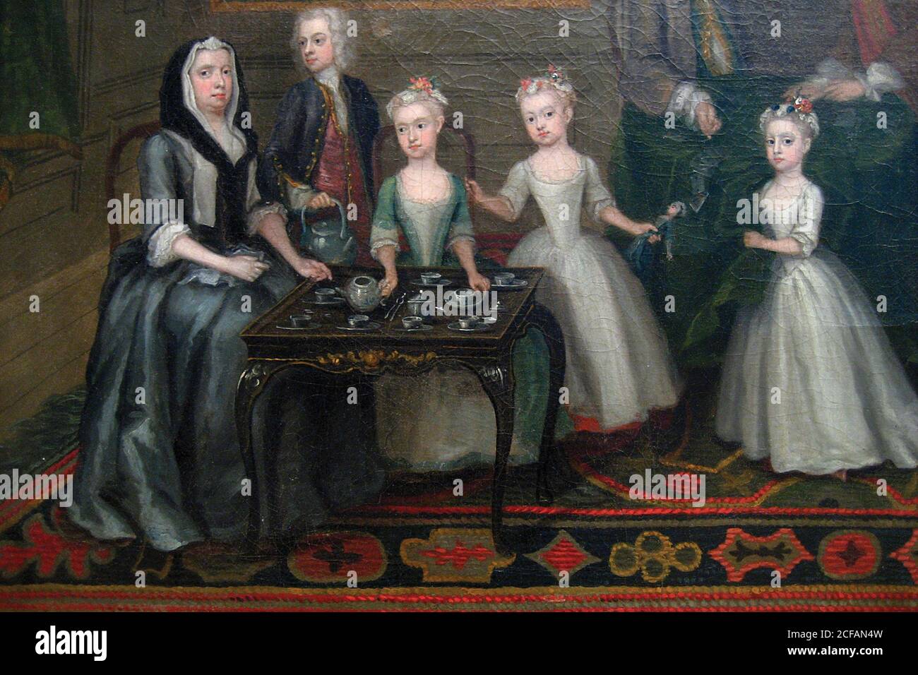 The Strong Family Stock Photo - Alamy