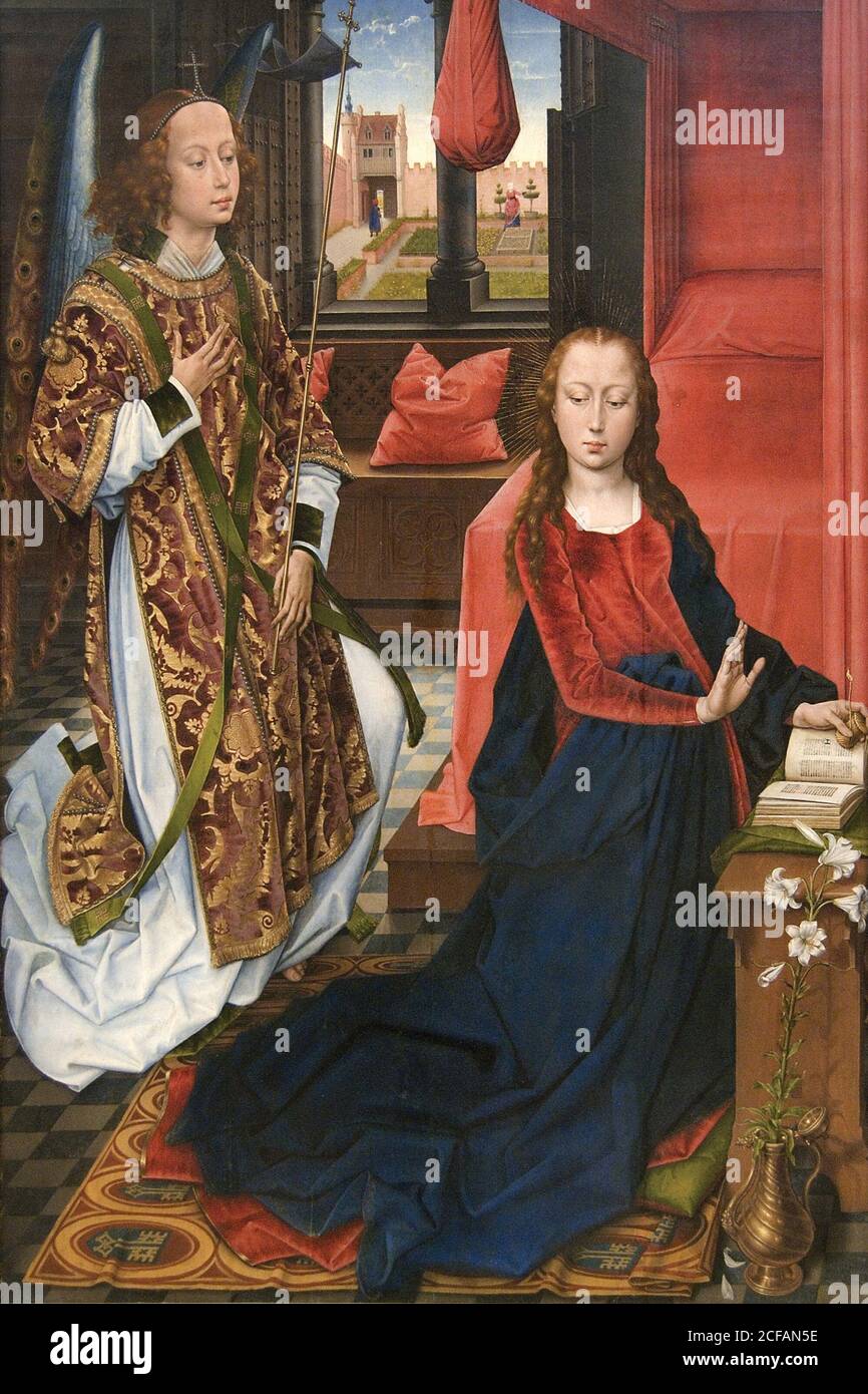 The annunciation altarpiece hi-res stock photography and images - Alamy