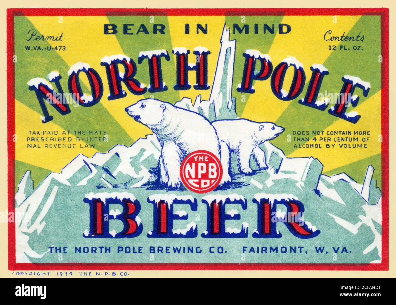 North Pole Beer Stock Photo - Alamy