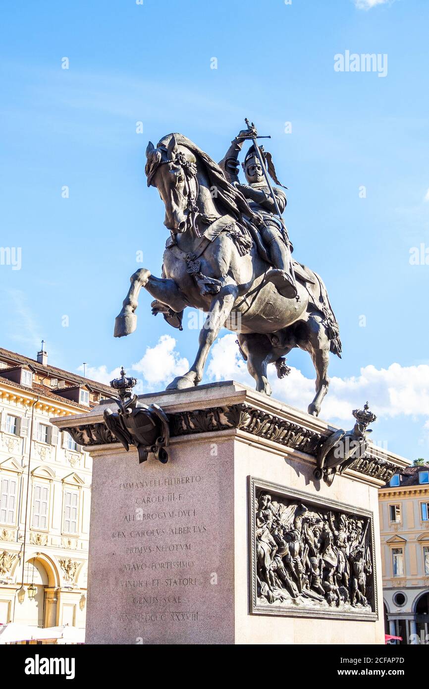 Statue sculpture turin torino hi-res stock photography and images - Alamy