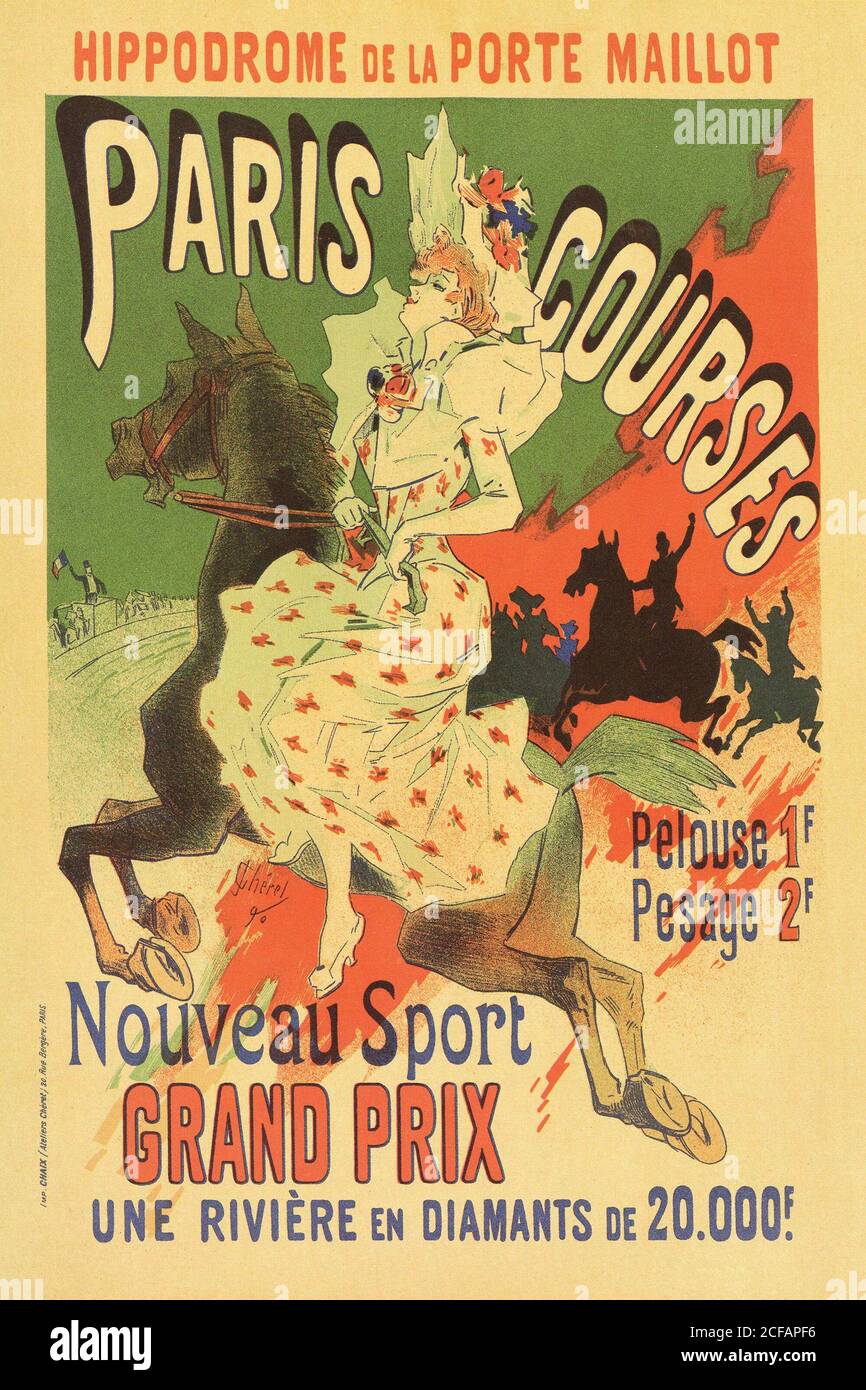 Paris Grand Prix Racing - the New Sport Stock Photo - Alamy