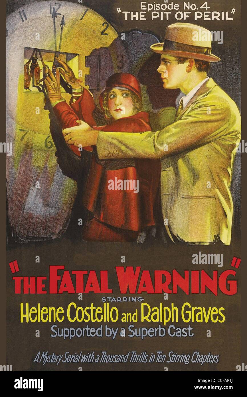 The Fatal Warning, Pit of Peril Stock Photo - Alamy