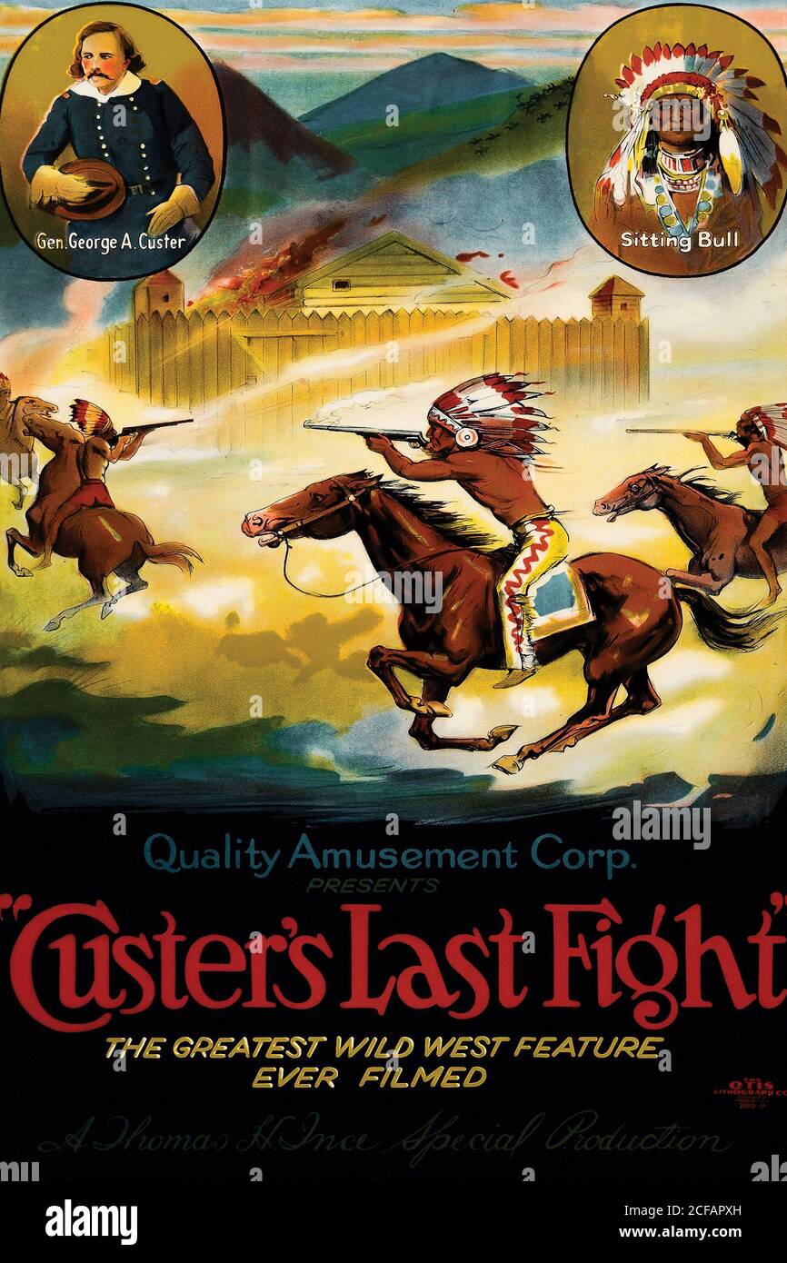 Custer's Last Fight Stock Photo - Alamy