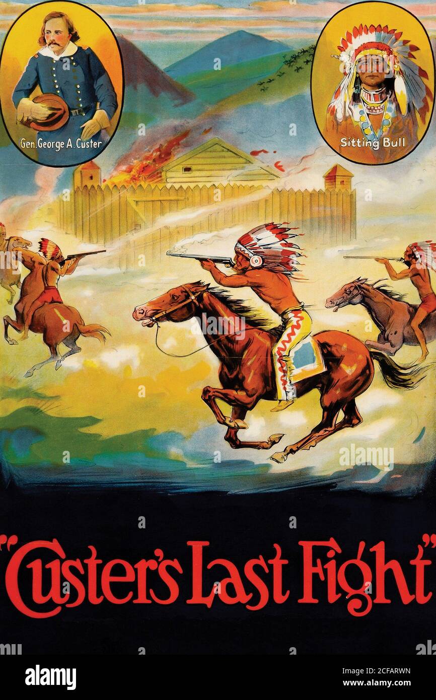 Custer's Last Fight Stock Photo - Alamy