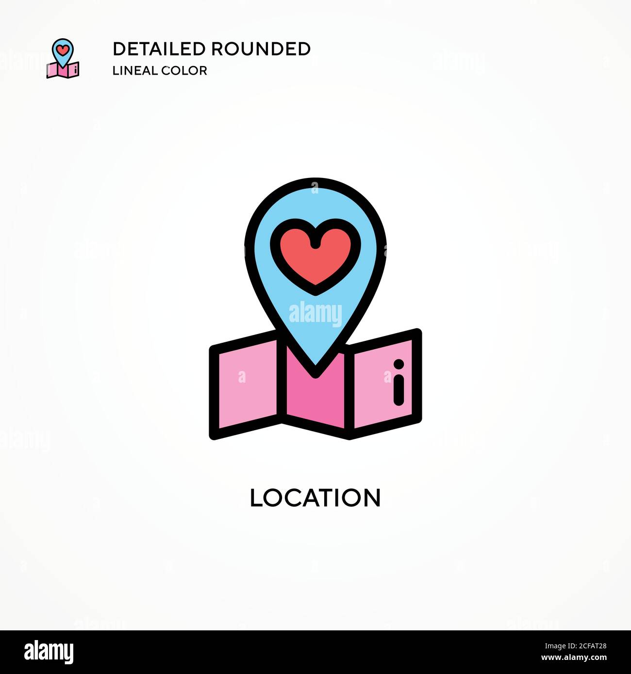 Location vector icon. Modern vector illustration concepts. Easy to edit ...