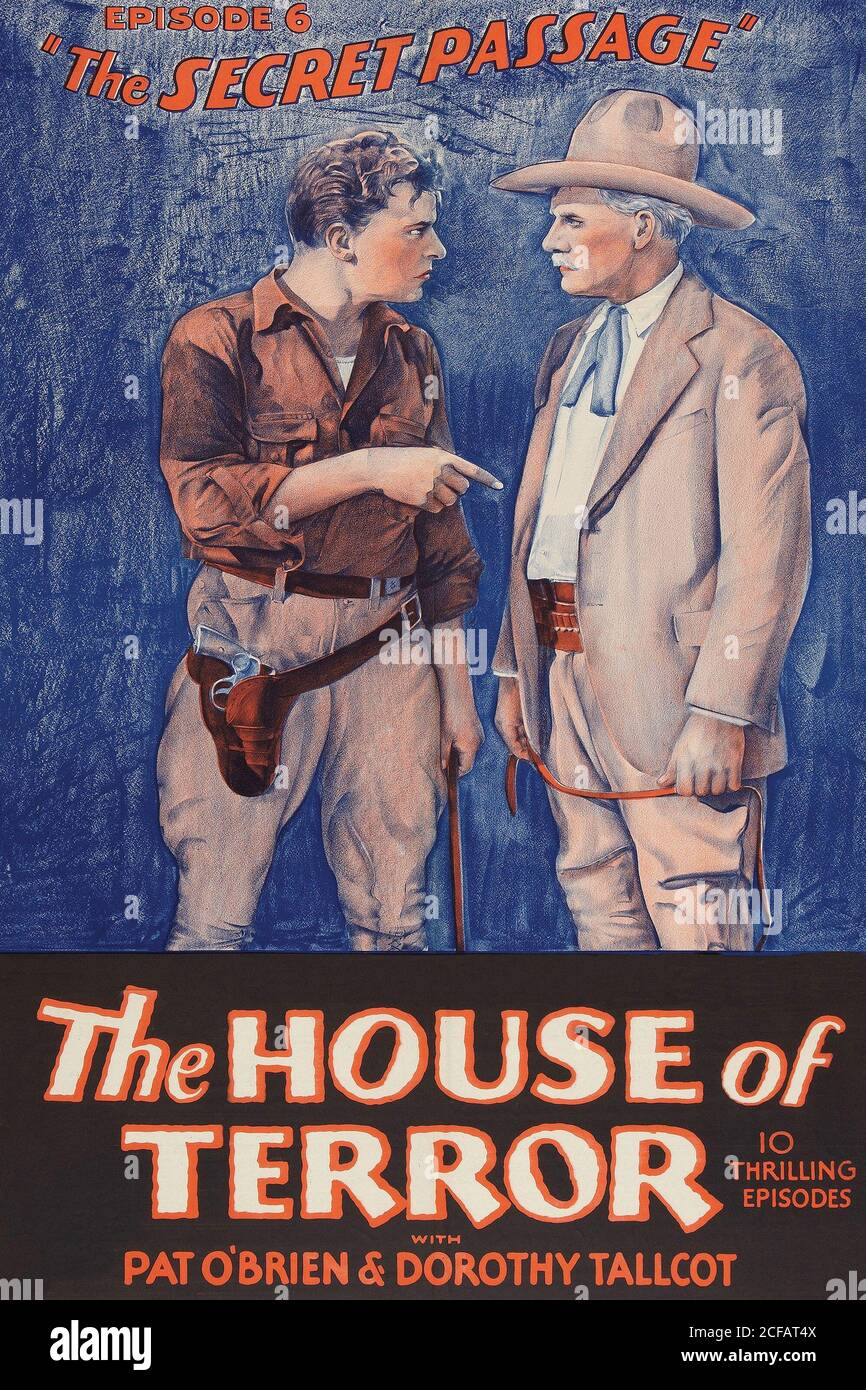 The Secret Passage - House of Terror Serial Stock Photo - Alamy